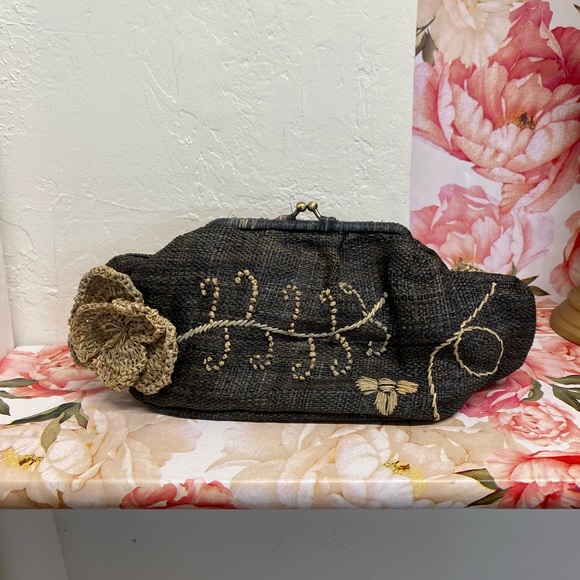 Peruvian Connection | Bags | Peruvian Connection Straw Flower Raffia ...